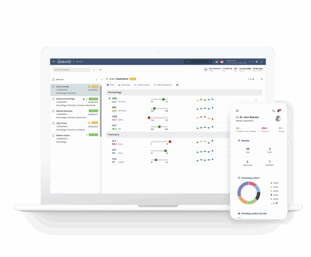 LabMD - AI-Based Physician Portal